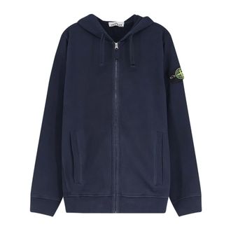 Stone Island Homme, Sweatshirts et sweats &agrave; capuche, Bleu, Taille: XL SweaT-shirt &agrave; capuche