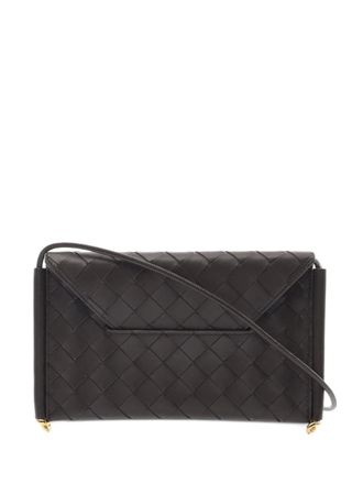 Bottega Veneta pochette pour smartphone en cuir Intrecciato (2021) - Noir