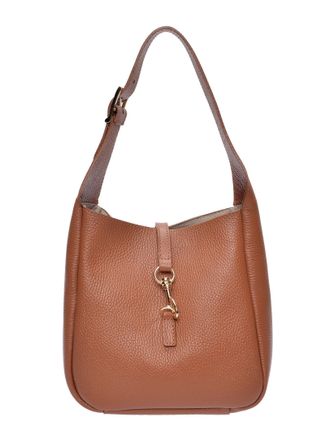 Anna Luchini Braun Rindsledertasche