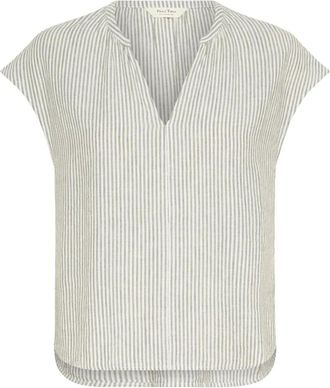 Part Two Femme, Blouses et Chemises, Multicolore, Taille: 42 FR Chemisier &agrave; Rayures Vert ReynaPW Agave