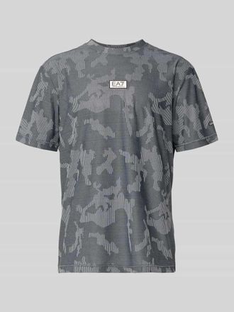 Emporio Armani T-Shirt mit Rundhalsausschnitt und Label-Detail