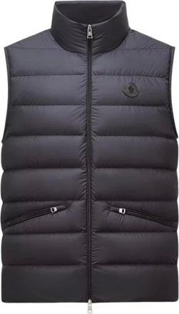 Moncler Homme, Vestes, Bleu, Taille: XL Lechtal Down Vest