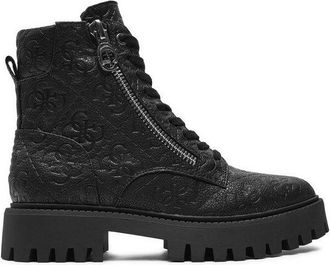 Guess Schnürschuhe Fiona FLTFIO FAL10 Schwarz