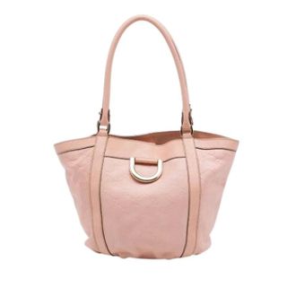 Gucci Sac cabas en cuir gaufr&eacute; pr&eacute;-aim&eacute; - Femme - Pre-owned - Rose - Taille: ONE Size