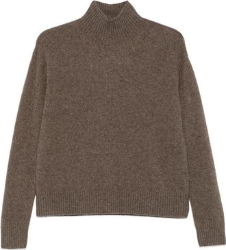 Max Mara Nocino Mock-neck Ribbed-trim Sweater