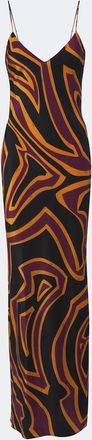 Pucci Slipkleid Labirinto aus Seiden-Cr&ecirc;pe de Chine