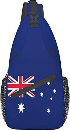 Generic Sac De Poitrine Drapeau De LAustralie Petit Sac &Agrave; Bandouli&egrave;re Femme Loisir Sacs Triangle, Pour Voyage, Escalade, Cyclisme