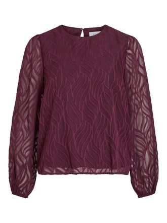 Vila Vimika O-Neck L/S Top - Noos