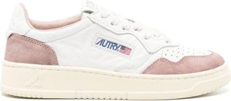 Autry Femme, Chaussures, Multicolore, Taille: 36 EU Baskets Basses en Cuir avec D&eacute;tails en Daim