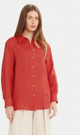 Marella Hemd Ixie 2513111084 Rot Regular Fit
