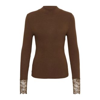 Kaffe Oberteile - - Knitwear - Damen - Braun - XL