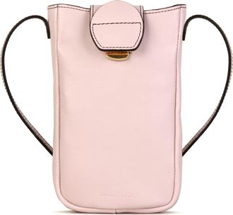 Kate Lee Damen Sac en Cuir Pochette Téléphone Fiolaine Rose Pale Ledertasche, Hellrosa