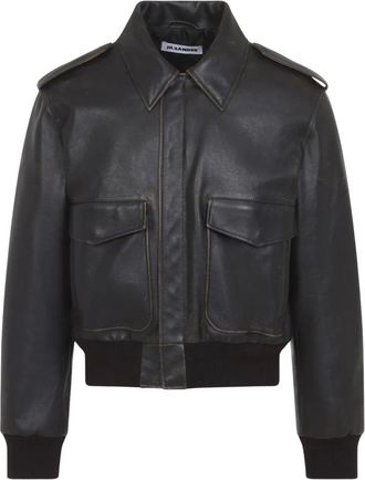 Jil Sander Herren, Jacken, Schwarzk, LGr&ouml;&szlig;e