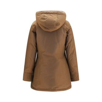 Woolrich Hooded Down Parka - Brown