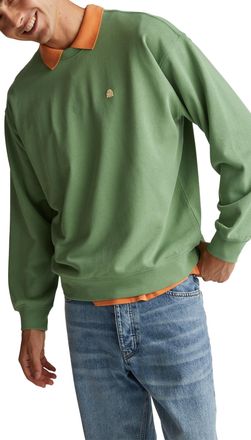 Benetton Sweatshirt mit Kapuze f&uuml;r Herren, gr&uuml;n, XL