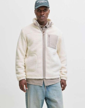 Jack & Jones Veste en tissu duveteux - Atmosph&egrave;re-Neutre