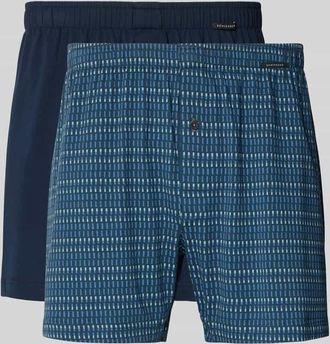 Schiesser Relaxed Fit Boxershorts aus Baumwoll-Mix im 2er-Pack