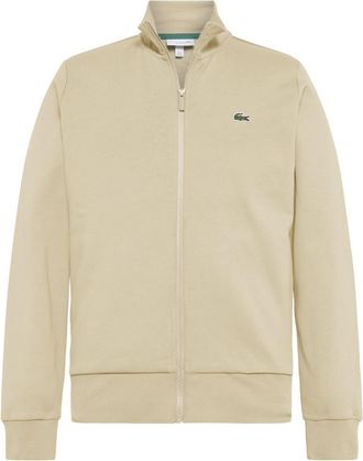 Lacoste Sweatjacke mit Logo-Aufnäher in