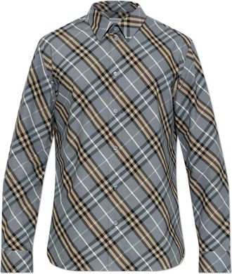 Burberry Homme, Chemises, Gris, Taille: S Robert Shirt