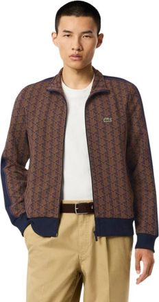 Lacoste Homme, Sport, Multicolore, Taille: XL Monogram Jacquard Zip Jacket