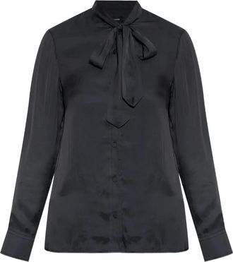 Zadig&Voltaire Hemd mit Schleifenkragen - Schwarz