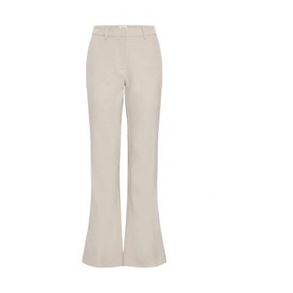 Ichi Wide Hosen - - Trousers - Damen - Beige - M