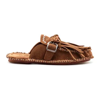 Elena Iachi Femme, Chaussures, Brun, Taille: 37 EU Mules