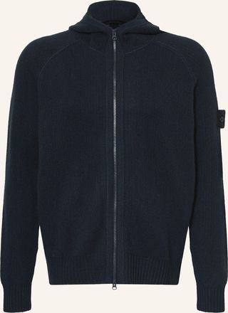 Stone Island Strickjacke Ghost Aus Cashmere blau
