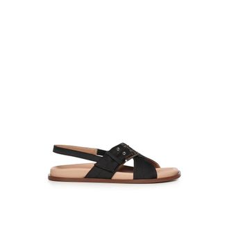 Carmens Femme, Chaussures, Noir, Taille: 41 EU Raso 26E Sandales Plates
