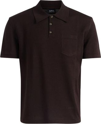 A.P.C. A.p.c., Homme, Tops, Brun, Taille: L Polo