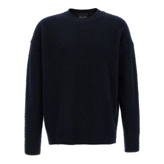Roberto Collina Pullover im Casentino-Look - - Knitwear - Herren - Blau - XL