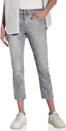Street One Jean d&eacute;contract&eacute; pour Femme, Gris Clair al&eacute;atoire, 27W / 26L