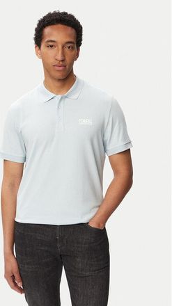 Karl Lagerfeld Poloshirt 745780 563235 Hellblau Regular Fit