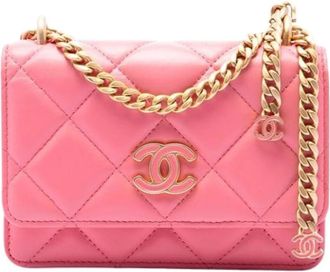 Chanel Sac bandouli&egrave;re mini Pre-owned - Femme - Pre-owned - Rose - Taille: ONE Size