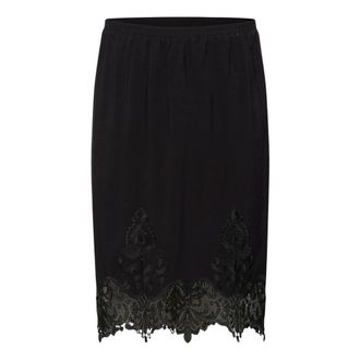 Soaked In Luxury Sladea Pailletten-Midirock - - Skirts - Damen - Schwarzk - L