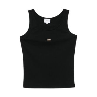 Rhude Logo Ripp-Top - - Tops - Herren - Schwarzk - XL