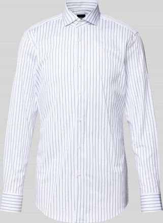 HUGO BOSS Slim Fit Businesshemd aus Baumwoll-Mix Modell HANK