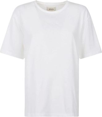 Khaite Femme, Tops, Blanc, Taille: 42 FR Mae Short Sleeve Tee Shirt