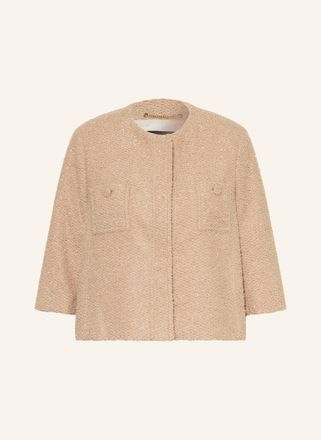 Pamela Henson Pamela Henson Boucl&eacute;-Blazer Philka Mit 3/4-Arm beige