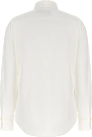 Polo Ralph Lauren Logo-Embroidered Cotton Poplin Shirt - Cream