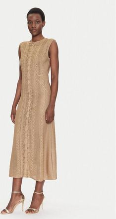 Luisa Spagnoli Strickkleid Canape 58675 Beige Regular Fit