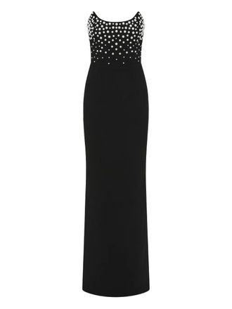 Rebecca Vallance robe-bustier Lynette &agrave; ornements sur le haut - Noir