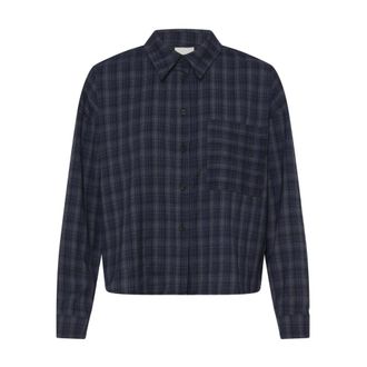 Ichi Checked Shirt - - Blouses & Shirts - Damen - Blau - XS