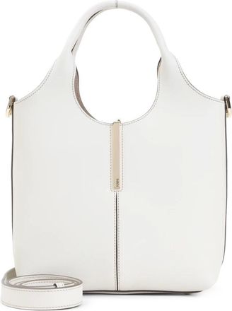 Tod's Femme, Sacs, Blanc, Taille: ONE Size Ebr Mini Shopping Bag