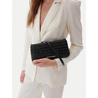 Calvin Klein Jeans Handtasche Calvin Klein Jeans Rouched Zip Top Bag LV04K3090G Schwarz