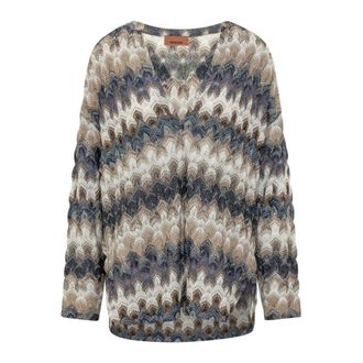 Missoni Femme, Blouses et Chemises, Multicolore, Taille: 42 FR Blouse Tricot&eacute;e