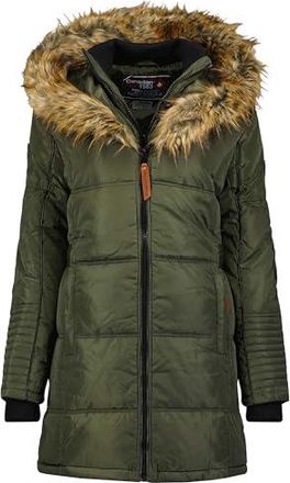 Canadian Peak Beauty Lady - Parka Longue Epaisse Chaude Femme Automne Hiver - Manteau Fin Capuche Fausse Fourure - Blouson Coupe Vent - Doudoune Elegante Femmes (Ka