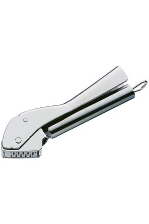 WMF Knoblauchpresse Profi Plus, Silber, Metall, 5x3x17 cm, herausnehmbarer Einsatz, Kochen, K&uuml;chenhelfer, Knoblauchpresse