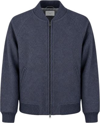 Circolo 1901 Bomber Zip Luxury Wool - - Jackets - Herren - Blau - 2XL