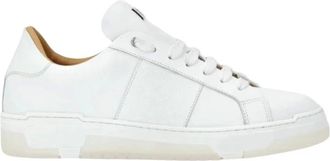 Philipp Plein Femme, Chaussures, Blanc, Taille: 36 EU Lo-Top Monogram Baskets